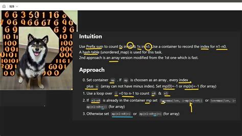 Python Dict C陣列prefix Sum解leetcode 525 Contiguous Array Youtube