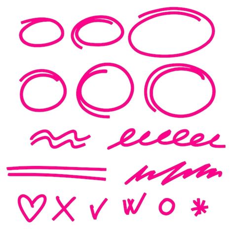 무료로 다운로드 가능한 동그라미 펜 벡터 And 일러스트 Freepik