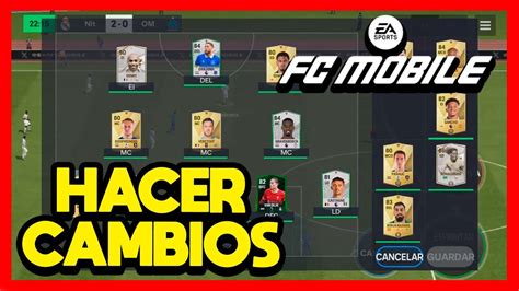 COMO HACER CAMBIOS EN FC MOBILE YouTube
