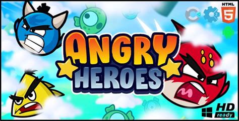 Angry Heroes Html5 Game Construct 23 Codemarket