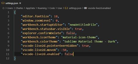 Vscode Live D Enabled False Issue Icharlesz Vscode