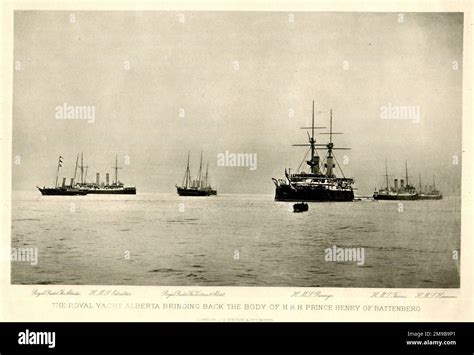Le Royal Yacht Alberta Ramenant Le Corps Du Prince Henry De Battenberg