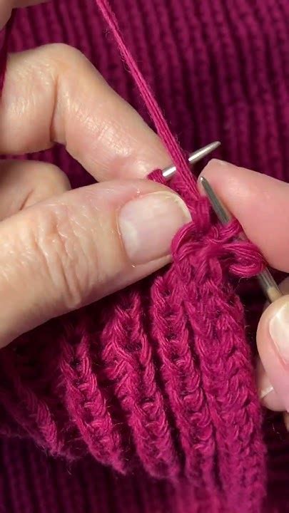 🔥 Как вязать английскую резинку с идеально ровным краем Knitting