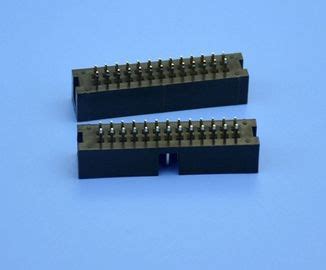 Type de verticale de Pin du connecteur d en tête de boîte d IMMERSION de rangée de connecteur