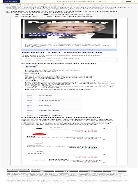 Mi Perfil Bull Market Brokers Pdf Inversiones Bolsa