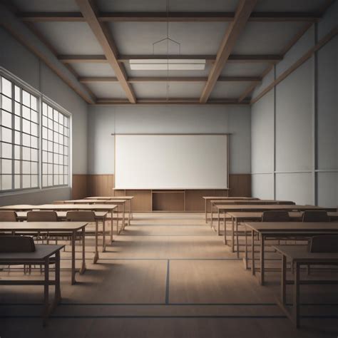 Premium Photo Empty Classroom