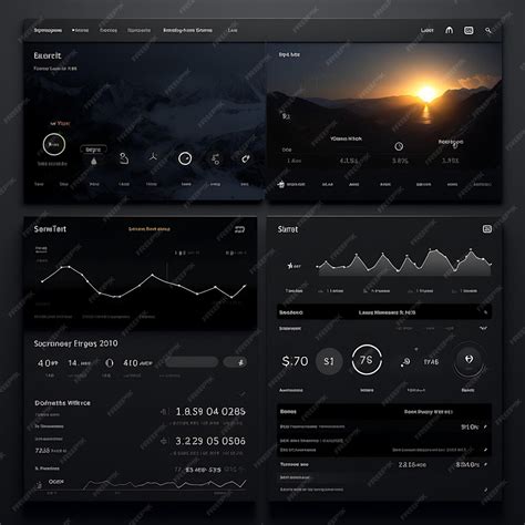 Premium Ai Image Web Dashboard Dark Mode Dashboard With Dark Mode