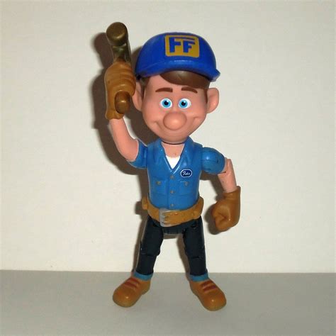 Disney Wreck It Ralph Fix It Felix Jr Hammer Swinging Action Figure Thinkway Toy Loose Used