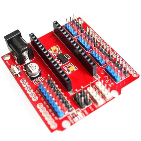 Multi Function For Nano Shield Expansion Board For Electric DIY SCM Orange Black NANO SHIELD For