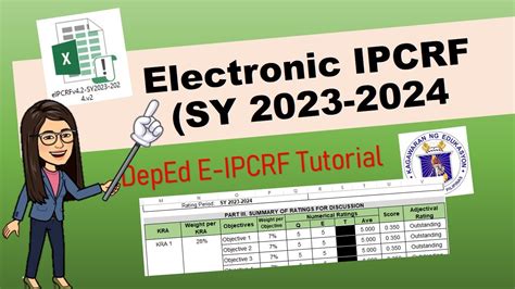 DEPED IPCRF for SY 2023 2024 ӏ Tutorial para sa Electronic IPCRF tekingtitser YouTube