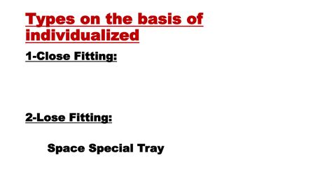 Classification Of Impression Trays Pptx Oral Care Personal Care Classification Of Impression Trays Pptx Oral Care Personal Care