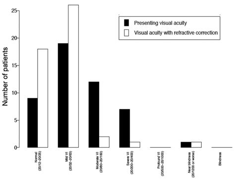 Patients Visual Acuity Status Based On The World Health Organization