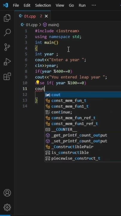 Leap Year Coding Programming Programmer Program Viral Youtubeshorts Programas Coder C