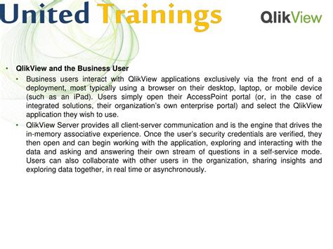Ppt Qlikview Online Training Qlikview Training Material Qlikview