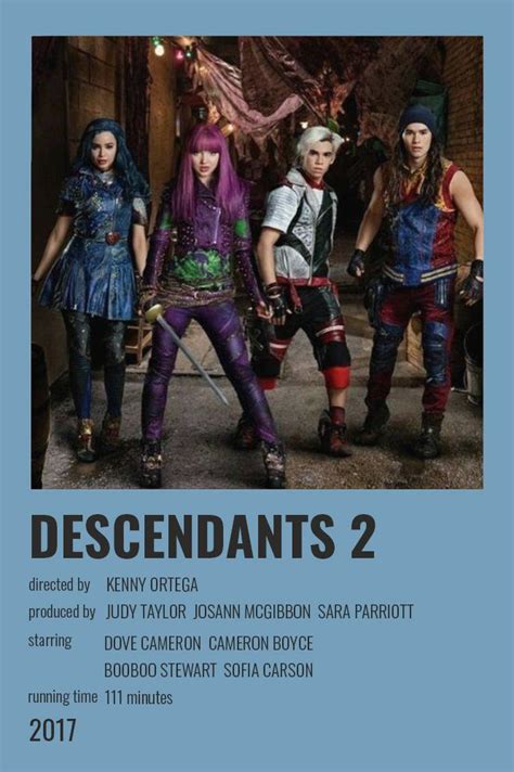 Descendants Polaroid Poster Poster De Peliculas Peliculas Poster
