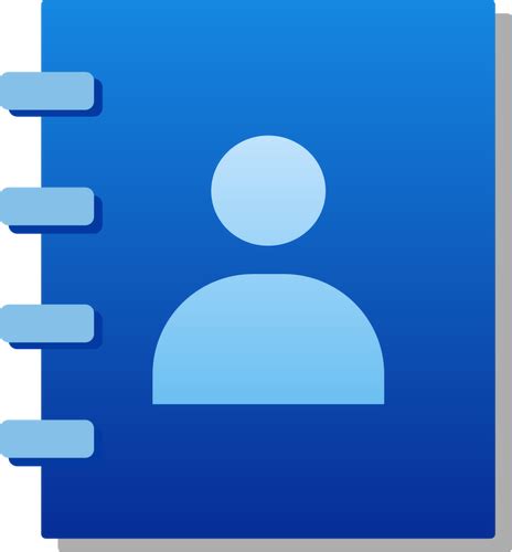 Icono De Contactos Android Vectores De Dominio Público