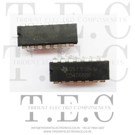 Cd4066be Ic Quad Bilateral Switch 14dip At ₹ 12 Piece Integrated