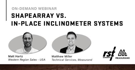 Shapearray Versus In Place Inclinometer Systems Webinar Qanda