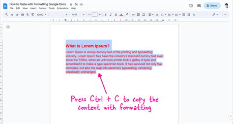 How to Paste with Formatting Google Docs [4 Easy Steps]