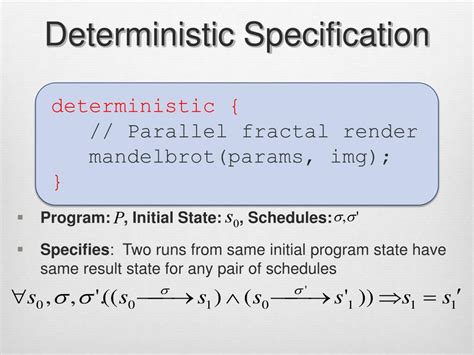 Ppt Asserting And Checking Determinism For Parallel Programs