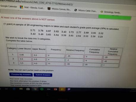 Solved Nath Missouri Edu Webwork2 MU STAT 4710 7710 Webwork4 2