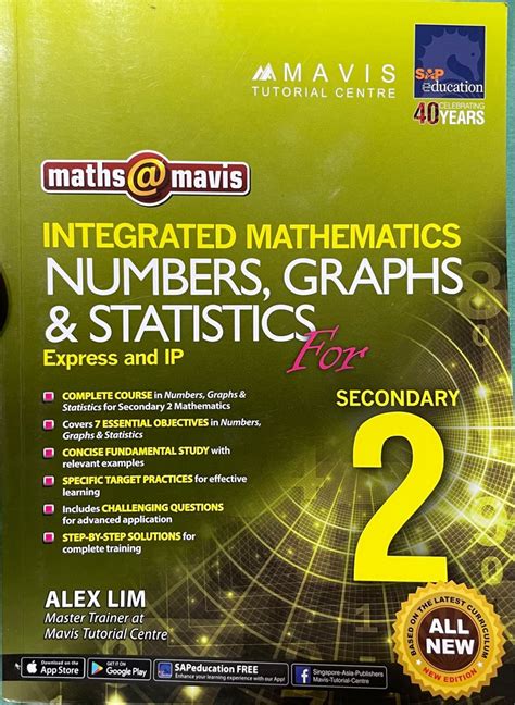 sec 2 integrated mathematics textbook number graphs and statistics