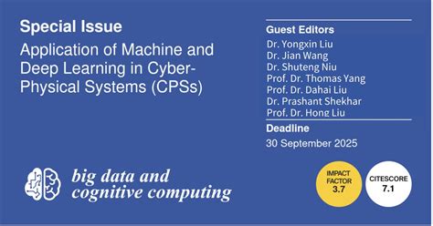 Big Data And Cognitive Computing Mdpi On Linkedin Cyberphysical