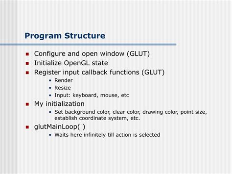Ppt Cs 4731 Lecture 2 Intro To 2d 3d Opengl And Glut Part I Powerpoint Presentation Id