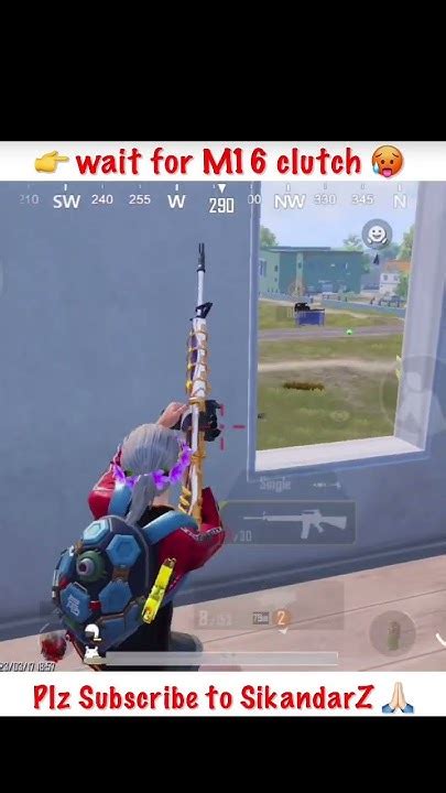 M16 Single Shots Clutch 😱 Shorts Shortvideo Bgmi Pubg Pubgmobile