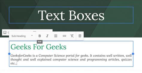 How To Embed Text And Text Boxes In New Google Sites GeeksforGeeks
