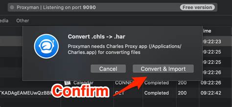 convert charles proxy log to proxyman dev community