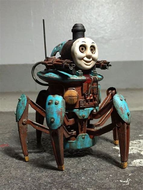 Post Apocalyptic Thomas The Tank Engine By Y Nakajima 30 Pics