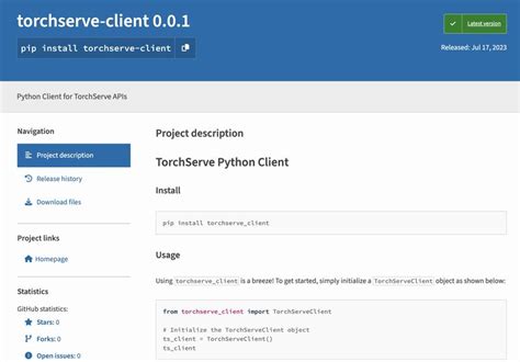 Ankur Singh On Linkedin Pytorch Torchserve Machinelearning Python