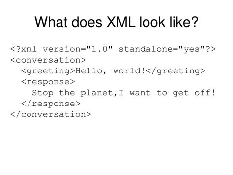PPT XML XSLT PowerPoint Presentation Free Download ID 5978793