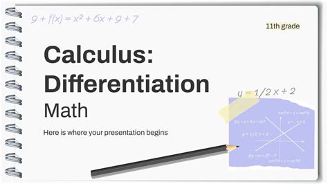 Calculus Differentiation Math 11th Grade Presentation