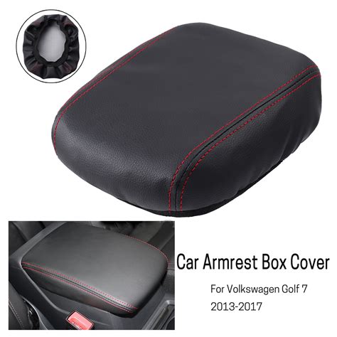 New Pu Leather Car Center Armrest Console Lid Box Cover For Volkswagen