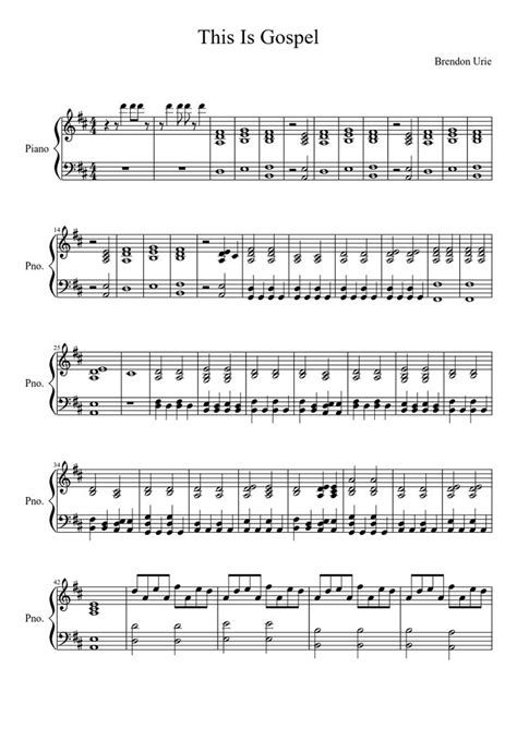 Gospel Piano Sheet Music Pin On Music Sheet Music Gallery