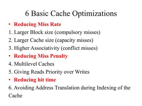 Cache Optimization PDF