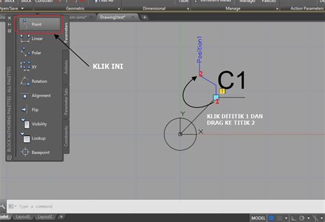 MEMBUAT KOORDINAT OTOMATIS PADA AUTOCAD DENGAN BLOCK ATTRIBUTE Kampus