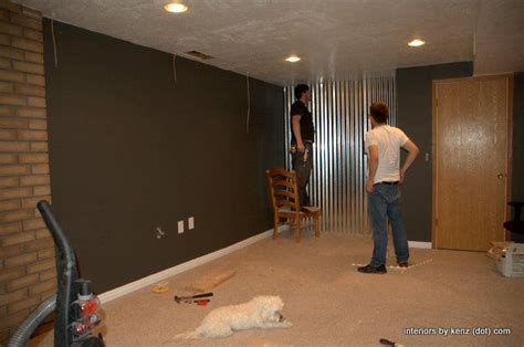 How To Install A Corrugated Metal Accent Wall