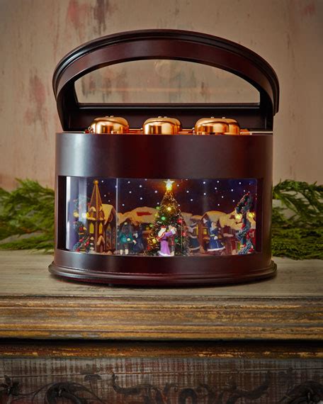 Mr Christmas Animated Symphony Of Bells Musical Tabletop Decoration