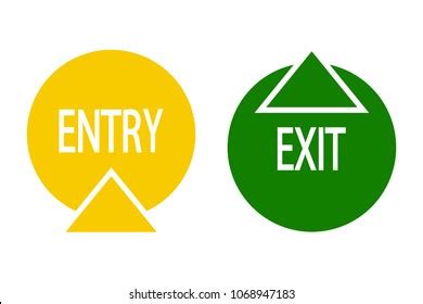 37 Thousand Entry Exit Sign Royalty Free Images Stock Photos Pictures Shutterstock