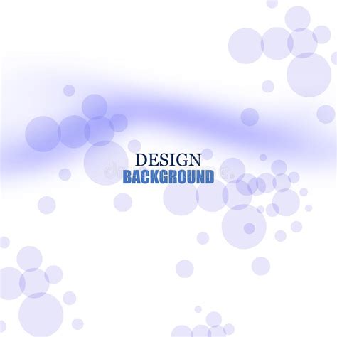 Blue Abstract Background With Blue Transparent Circles Bokeh Design