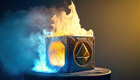 Premium Ai Image A Fire Cube With The Word Fire On It