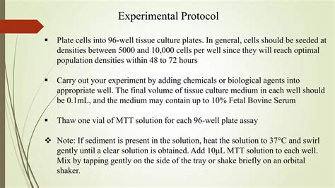 Mtt Cell Proliferation Assay Ppt