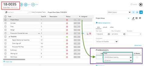 Cross Project Predecessors In Depth Guide Workamajig