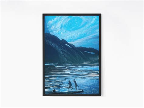 Pandora Planet Wall Art Glass Framed Poster For Living Room Movie