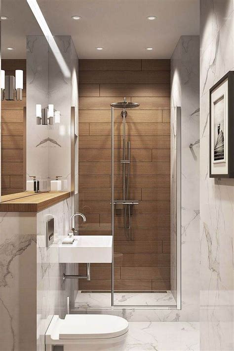 Walk In Shower Suitable With Small Bathroom Design Роскошные ванные