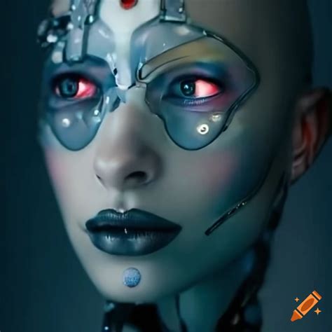 Female Cyborg Character Concept Artwork On Craiyon