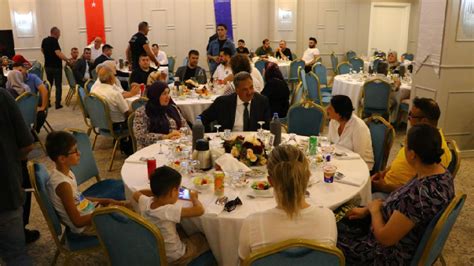 Tekirdağ da şehit yakınları ve gaziler 15 Temmuz programında bir araya